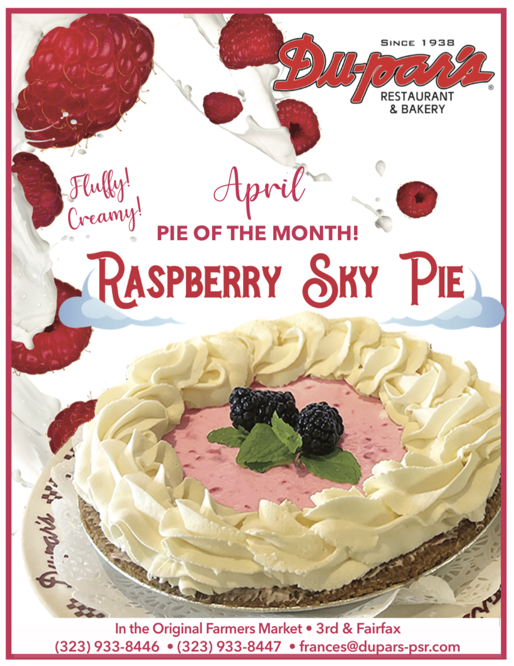 Dupars – Since 1938 – Fresh Ingredients is the Key